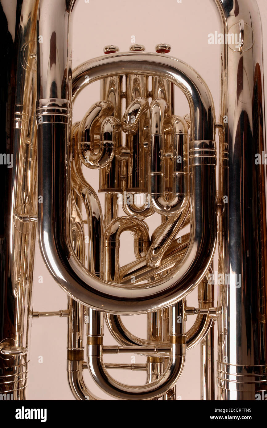 Tuba - close-up by Yamaha Stock Photo - Alamy
