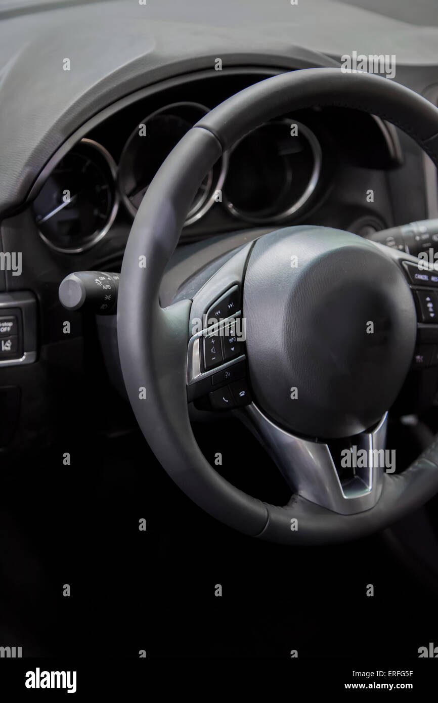 Detail of the car interior Stock Photo - Alamy
