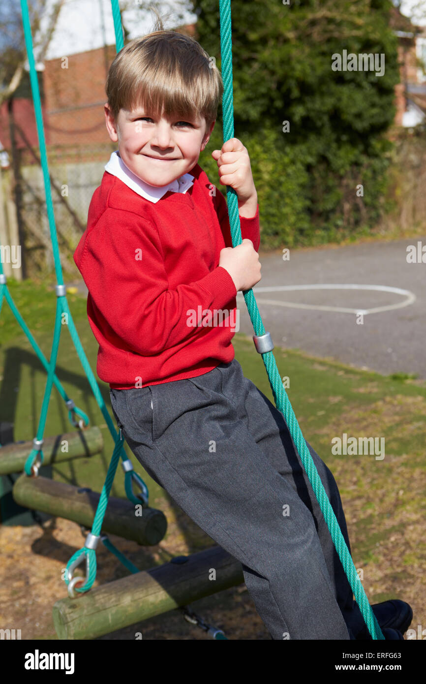 School climbing frame hi-res stock photography and images - Alamy