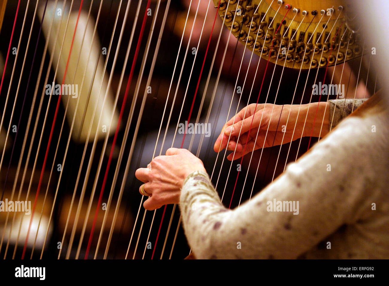 Close harp hi-res stock photography and images - Alamy