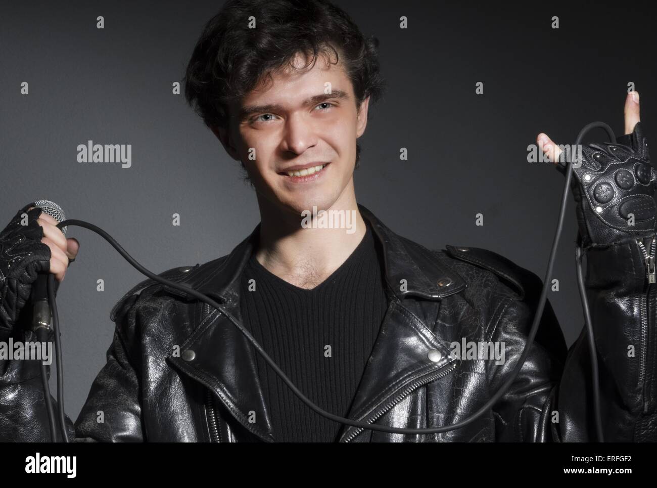 Pink singer leather hi-res stock photography and images - Alamy