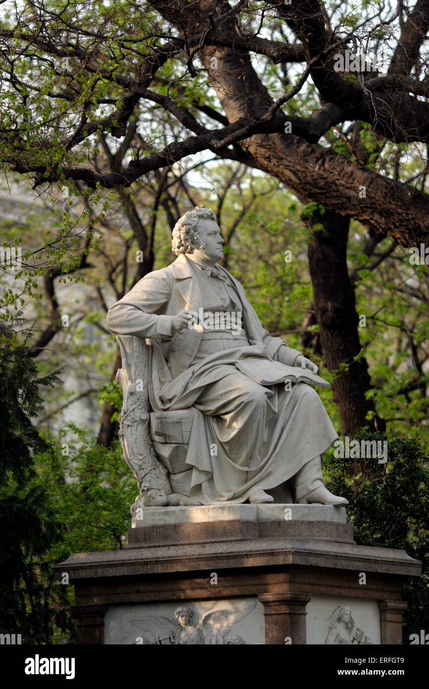 Franz Schubert - memorial to the Austrian Composer in Stadtpark, Vienna ...
