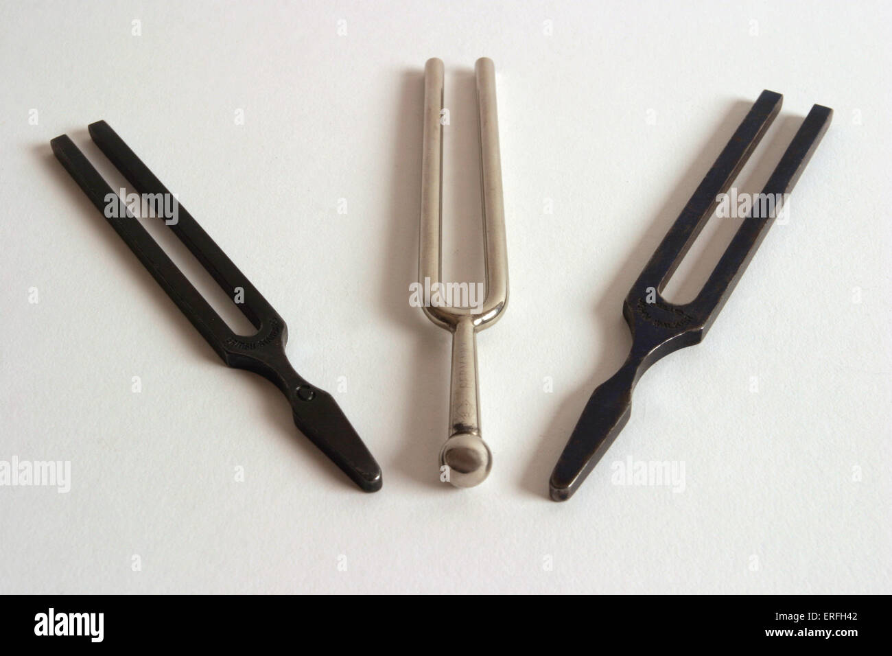 Tuning forks. fork Stock Photo - Alamy