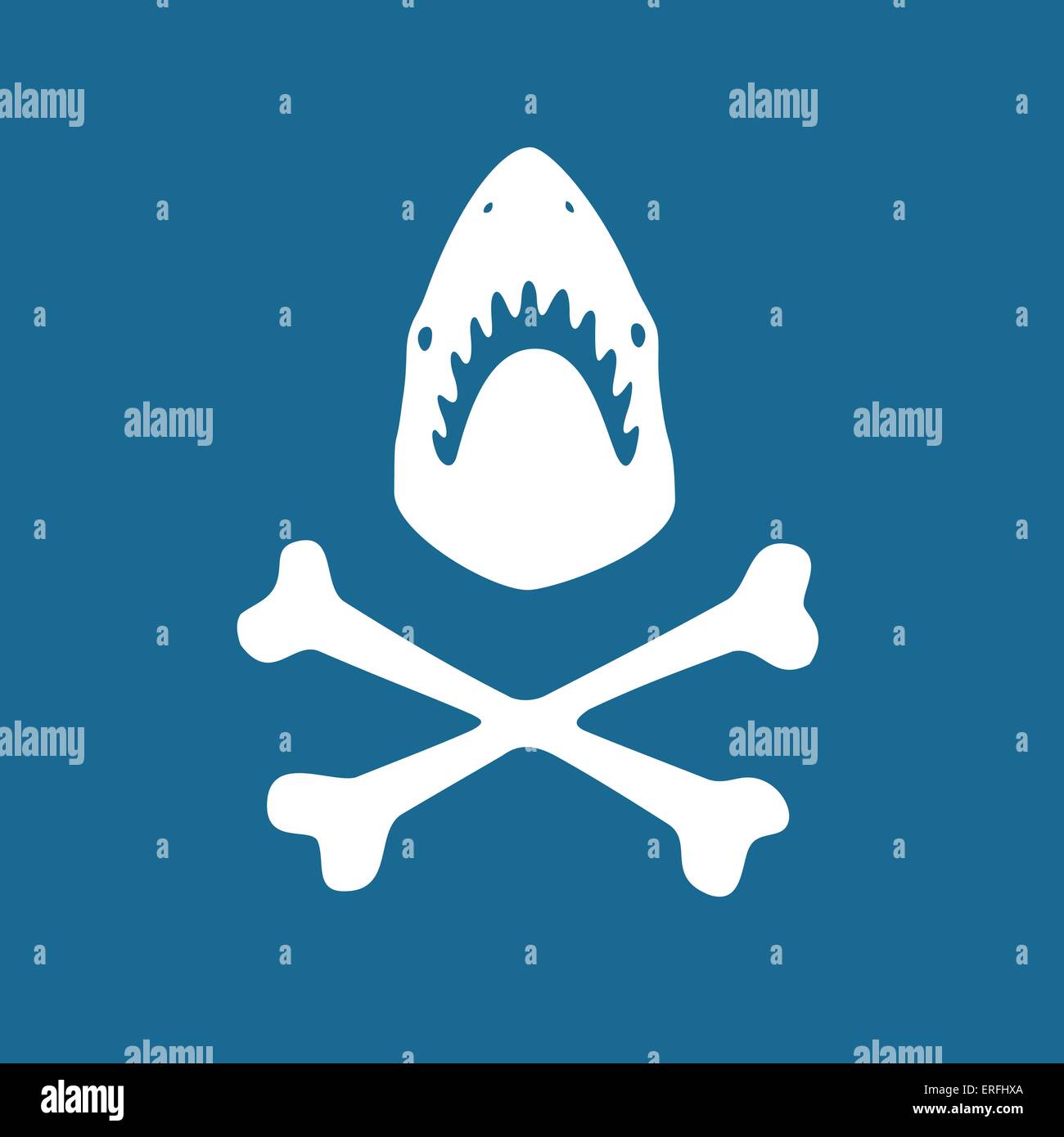 Vector Shark symbol Stock Vector Image & Art - Alamy