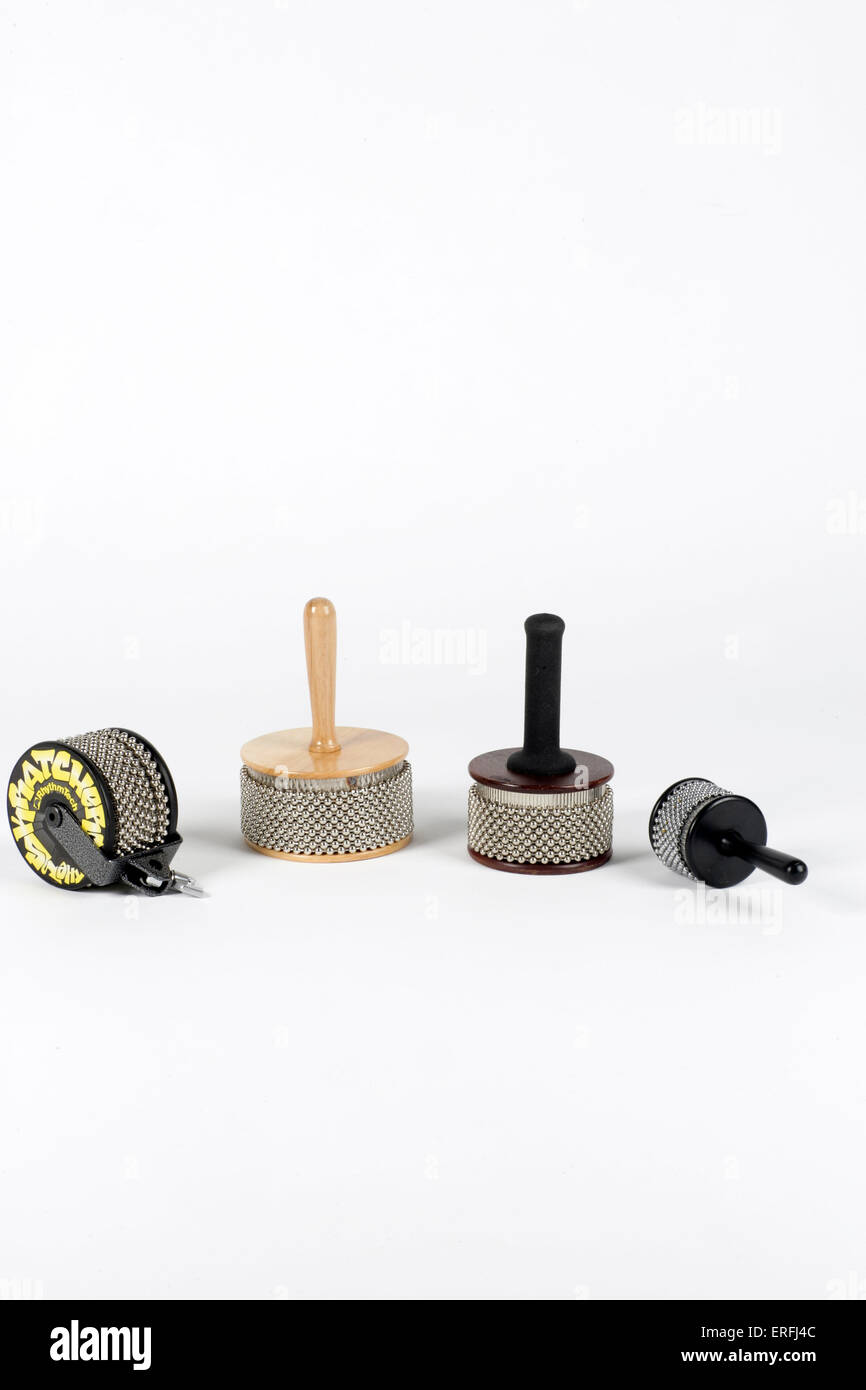 Cabasa / afuche - collection of the percussion instruments. White ...