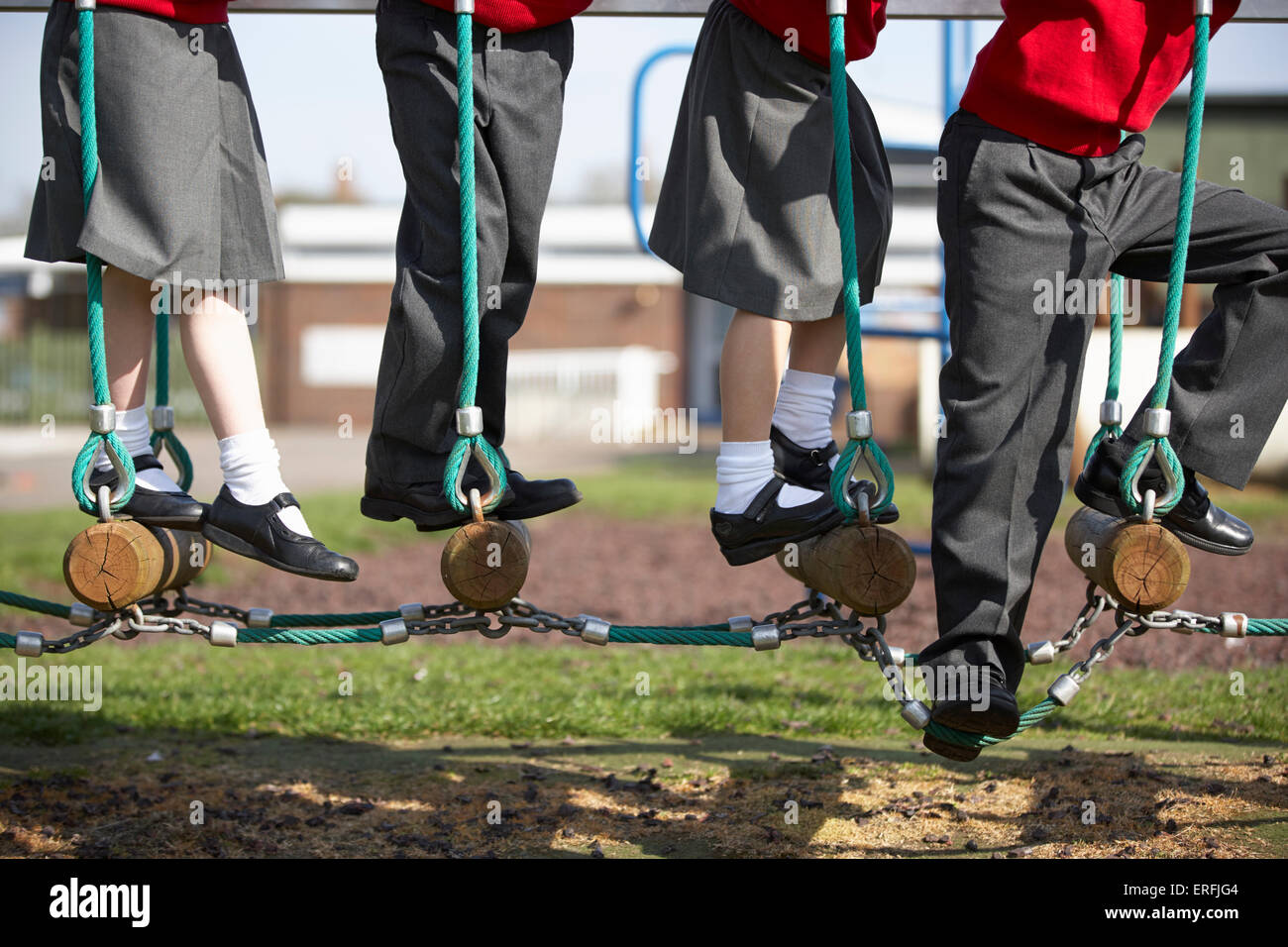 School climbing frame hi-res stock photography and images - Alamy