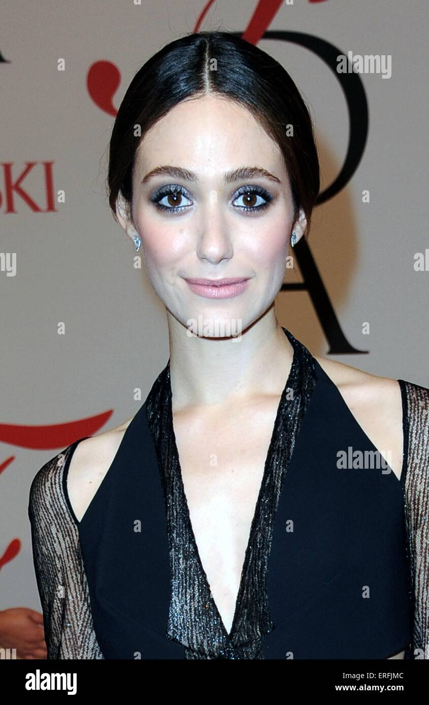 New York, NY, USA. 1st June, 2015. Emmy Rossum at arrivals for 2015 CFDA Fashion Awards, Alice ...