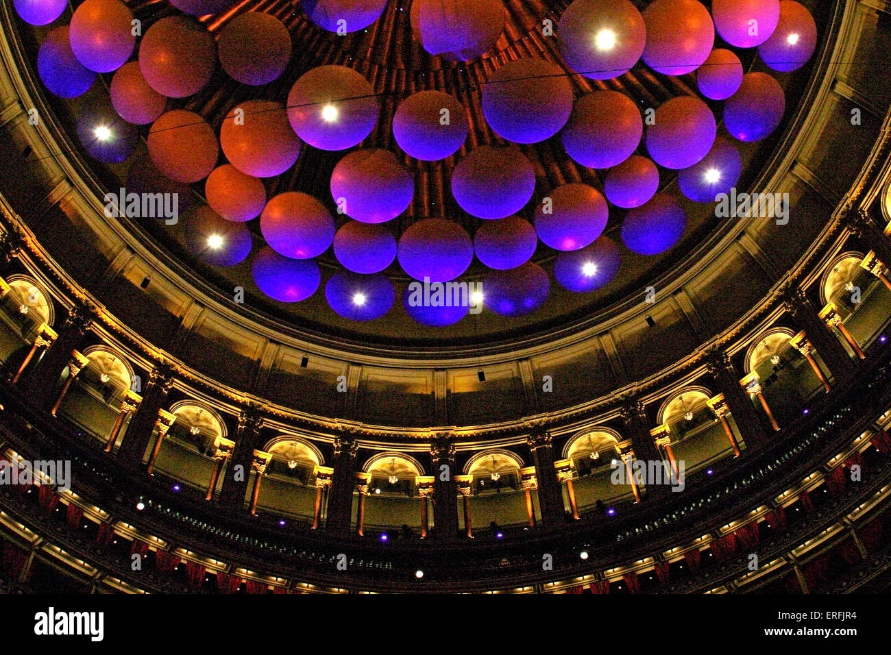 The Royal Albert Hall, London. Interior Stock Photo - Alamy