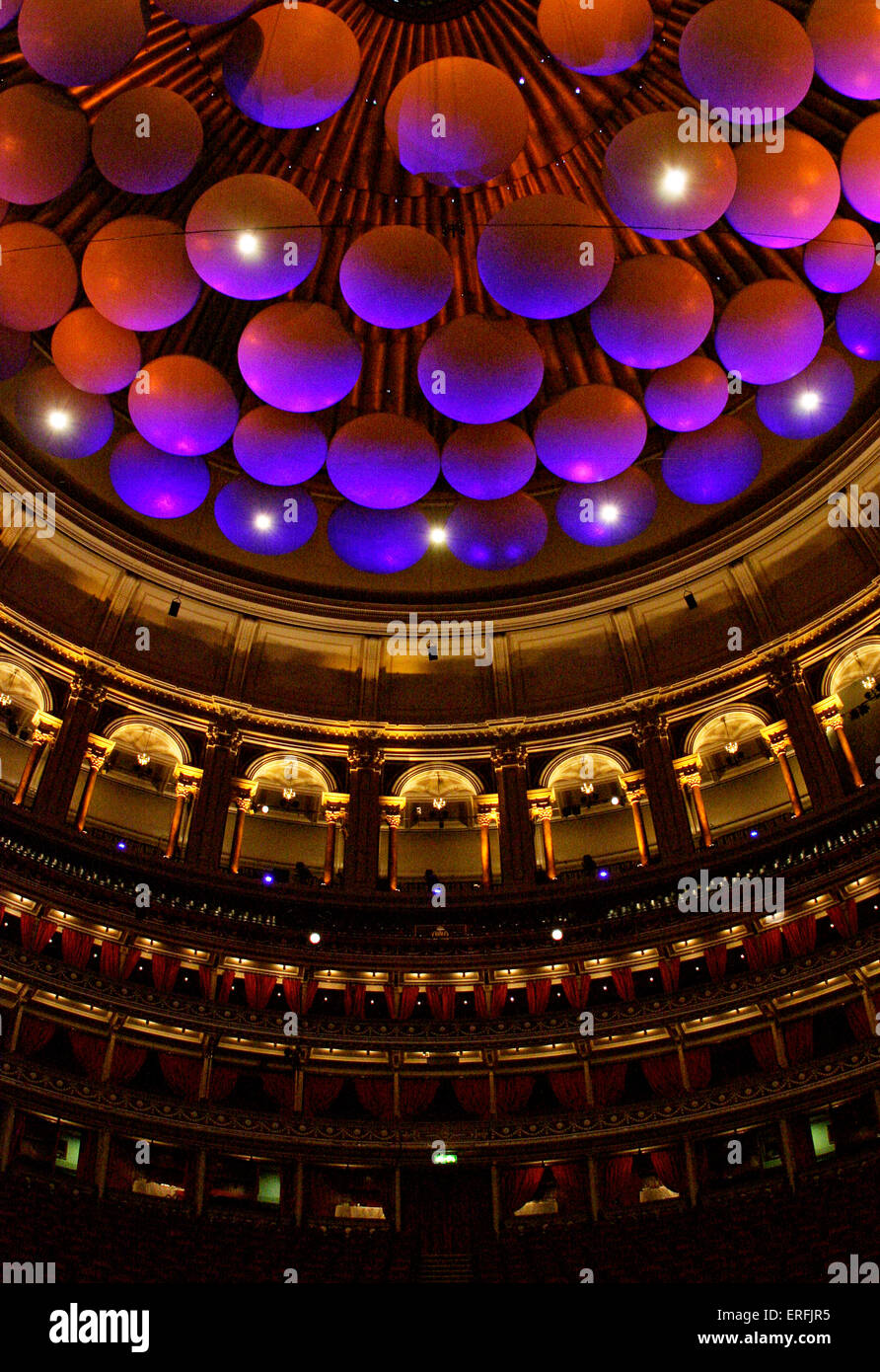 The Royal Albert Hall, London. Interior Stock Photo - Alamy