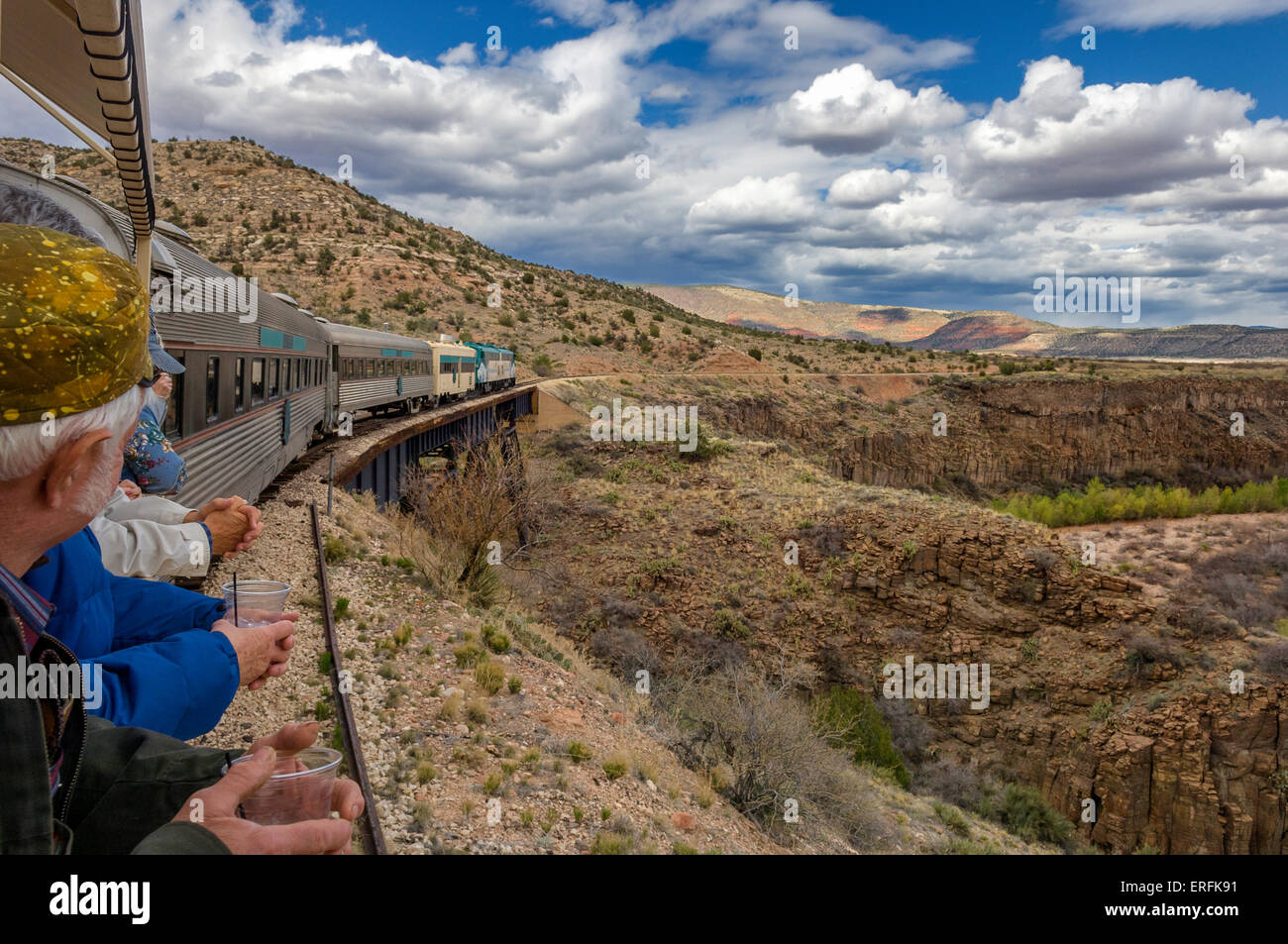 Verde Canyon Railroad. Arizona. USA Stock Photo - Alamy