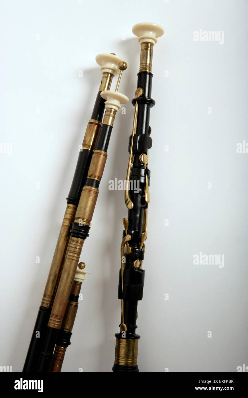 Northumbrian bagpipes hi-res stock photography and images - Alamy