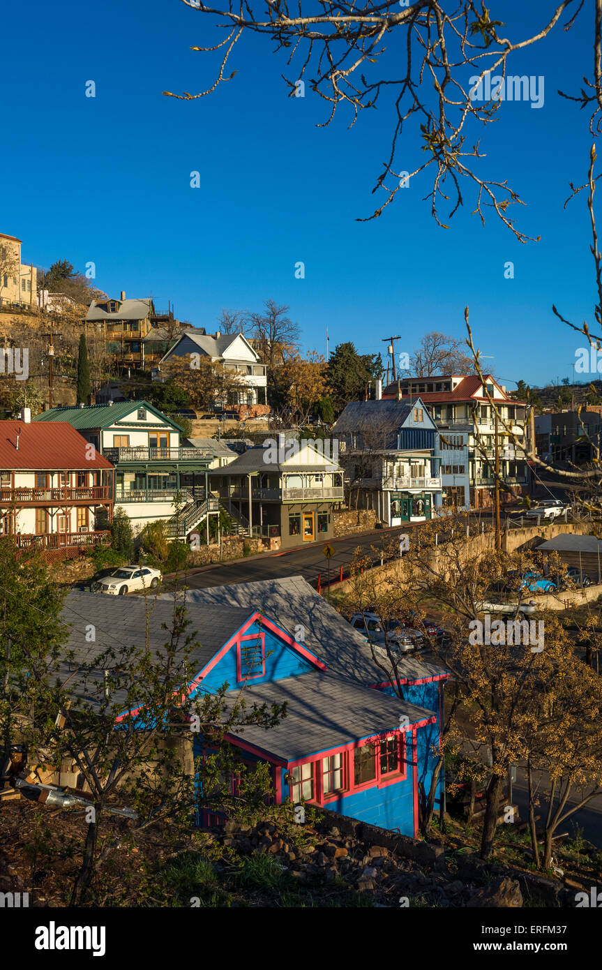 The old mining town of Jerome. Arizona. USA Stock Photo - Alamy