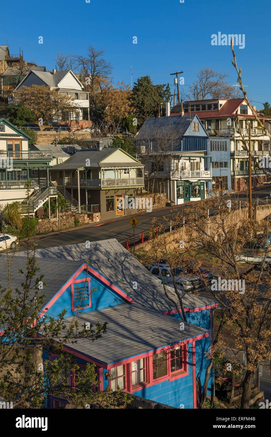 The old mining town of Jerome. Arizona. USA Stock Photo - Alamy