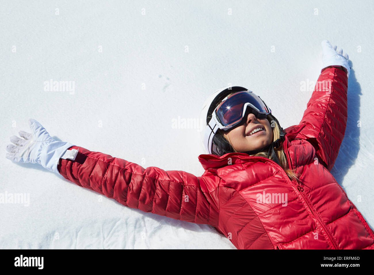 Overhead shot female mountain hi-res stock photography and images - Alamy