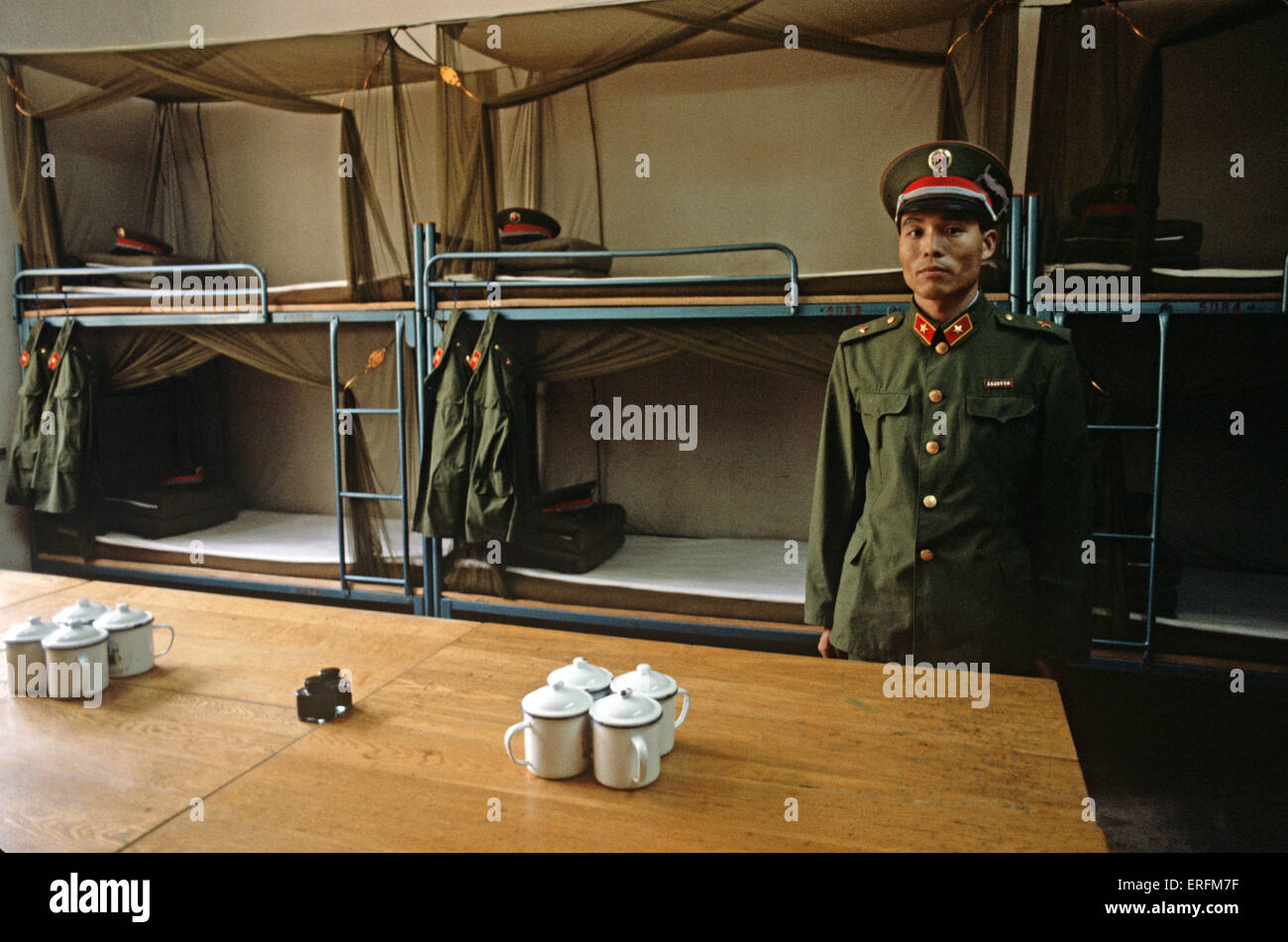 Peoples Liberation Army officers dormitory at Shijiazhuang Military ...