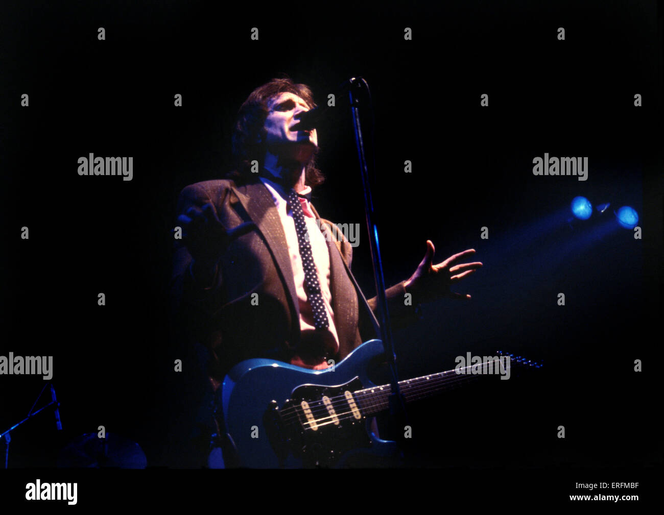 Ray Davies - portrait of the English rock musician performing with his ...