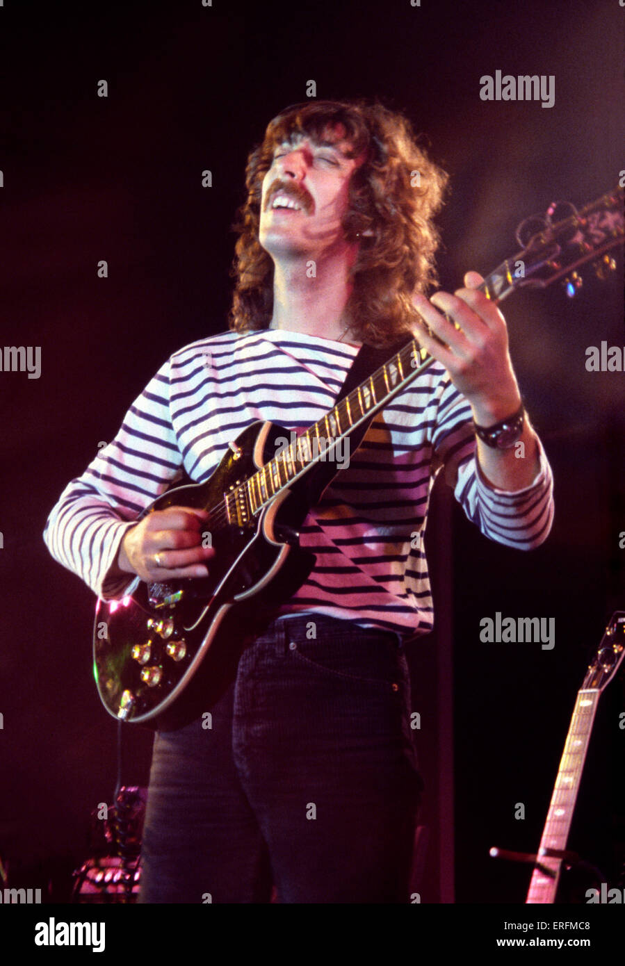 Gordon Giltrap - portrait of the English guitarist performing at the ...