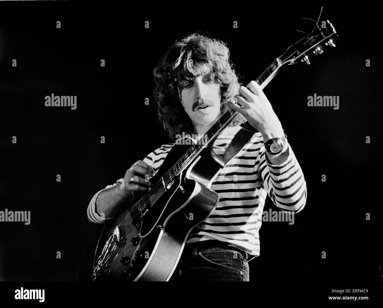 Gordon Giltrap - portrait of the English guitarist performing at the ...