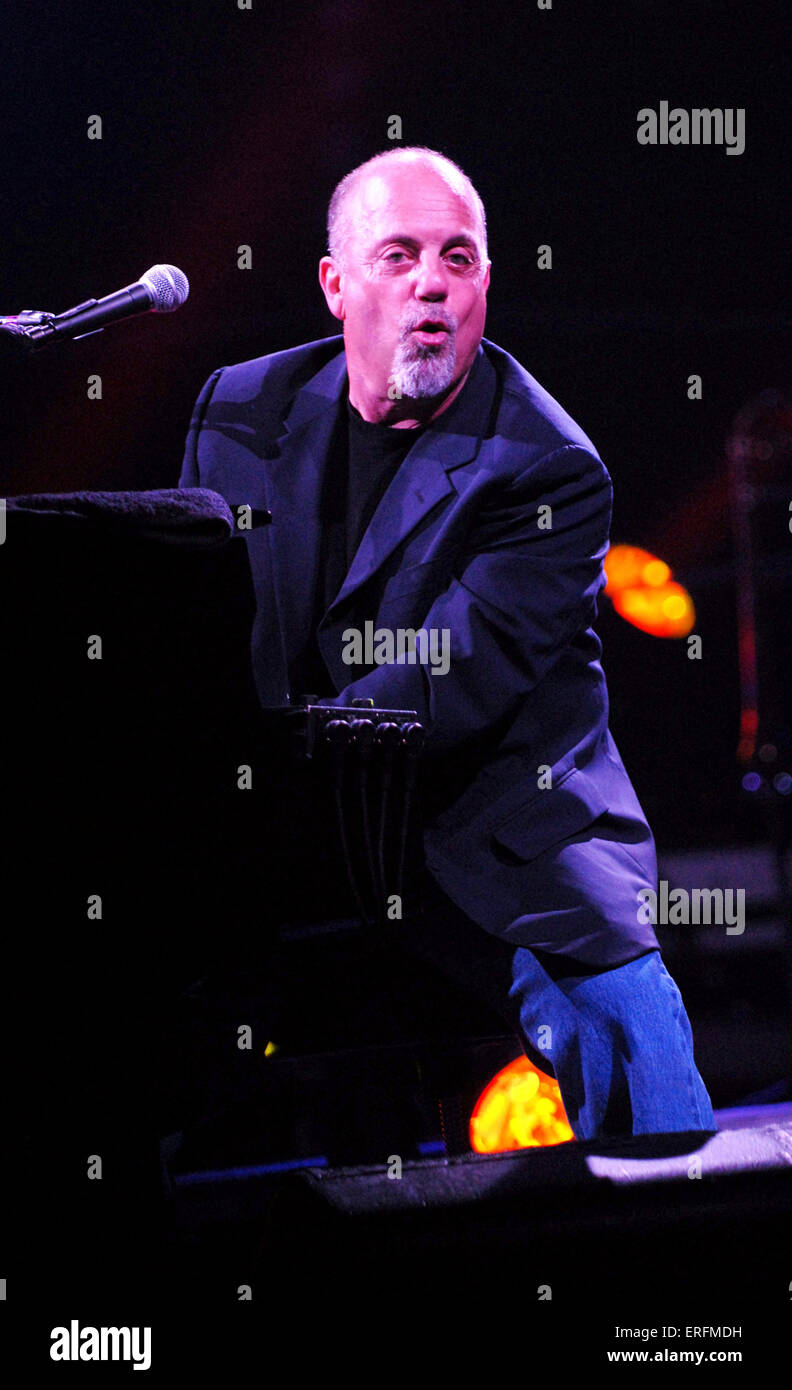 Billy Joel - American singer, pianist and songwriter playing piano ...