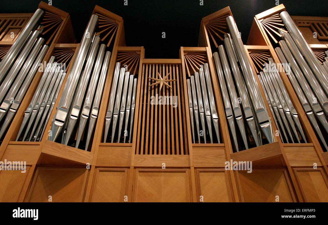 Organ pipes arranged in various groupings Stock Photo - Alamy