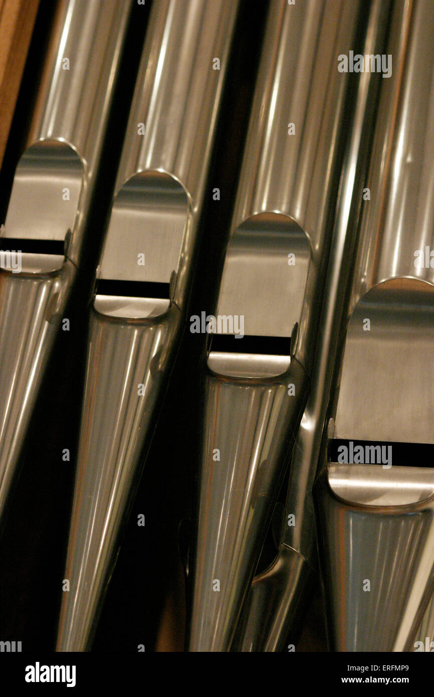 Organ pipes. Close-up Stock Photo - Alamy