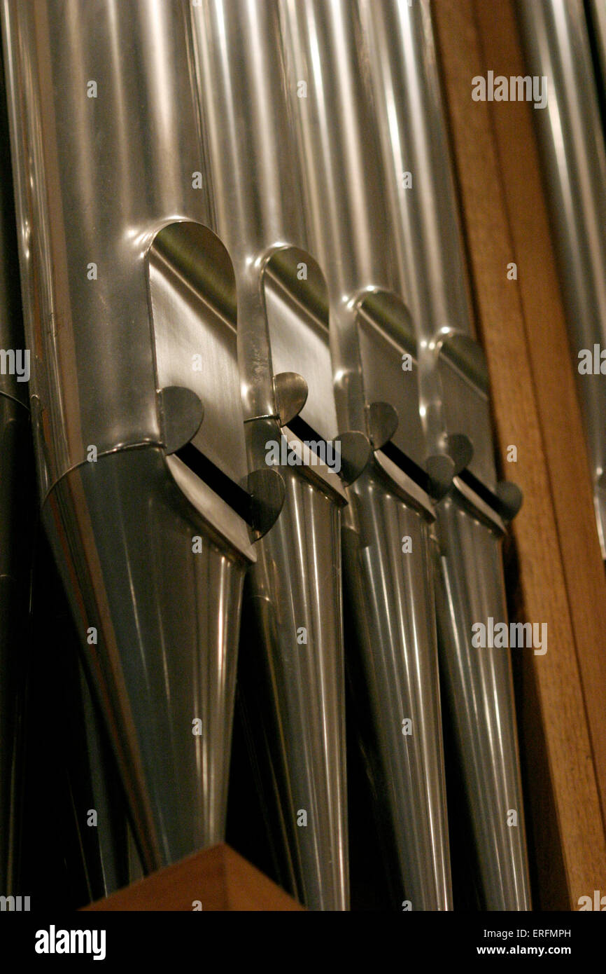 Organ pipes. Close-up Stock Photo - Alamy