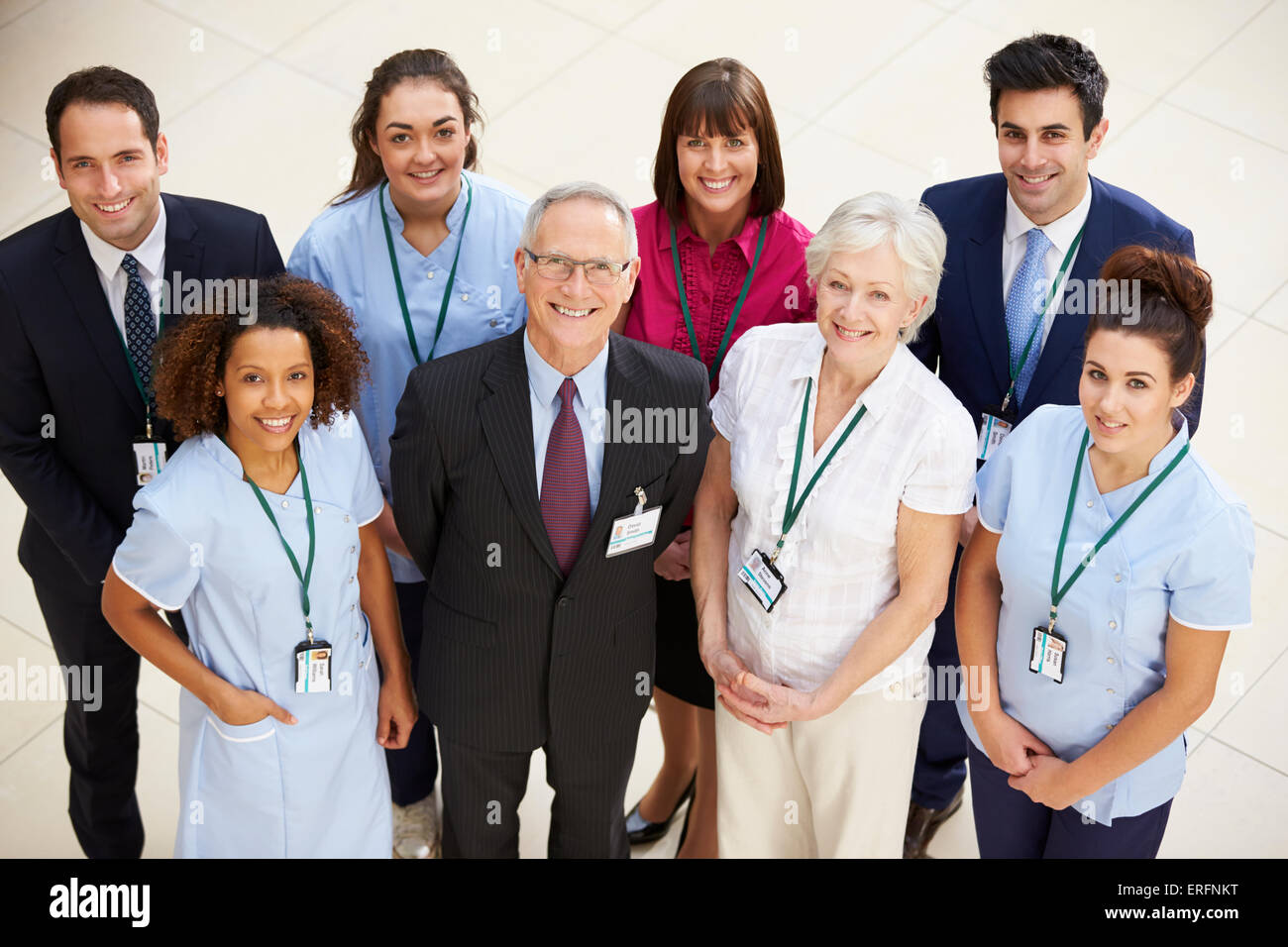 Portrait Of Hospital Medical Team Stock Photo - Alamy