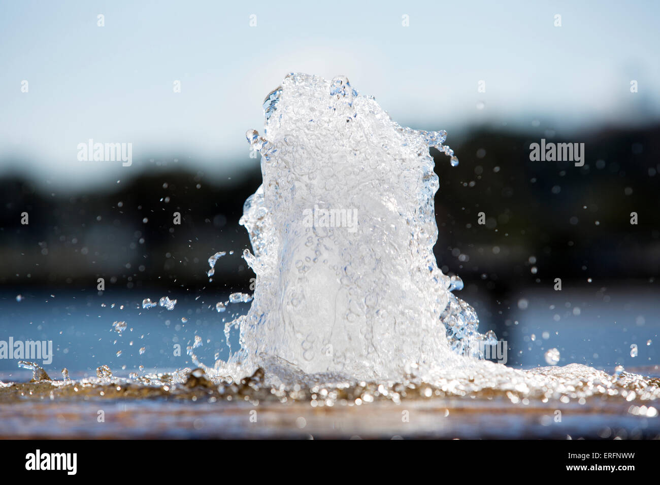 splash of water from a fountain Stock Photo - Alamy
