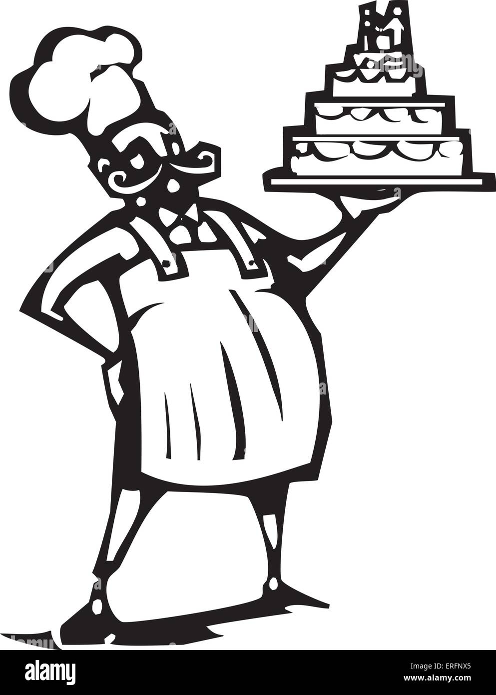 French apron Stock Vector Images - Alamy