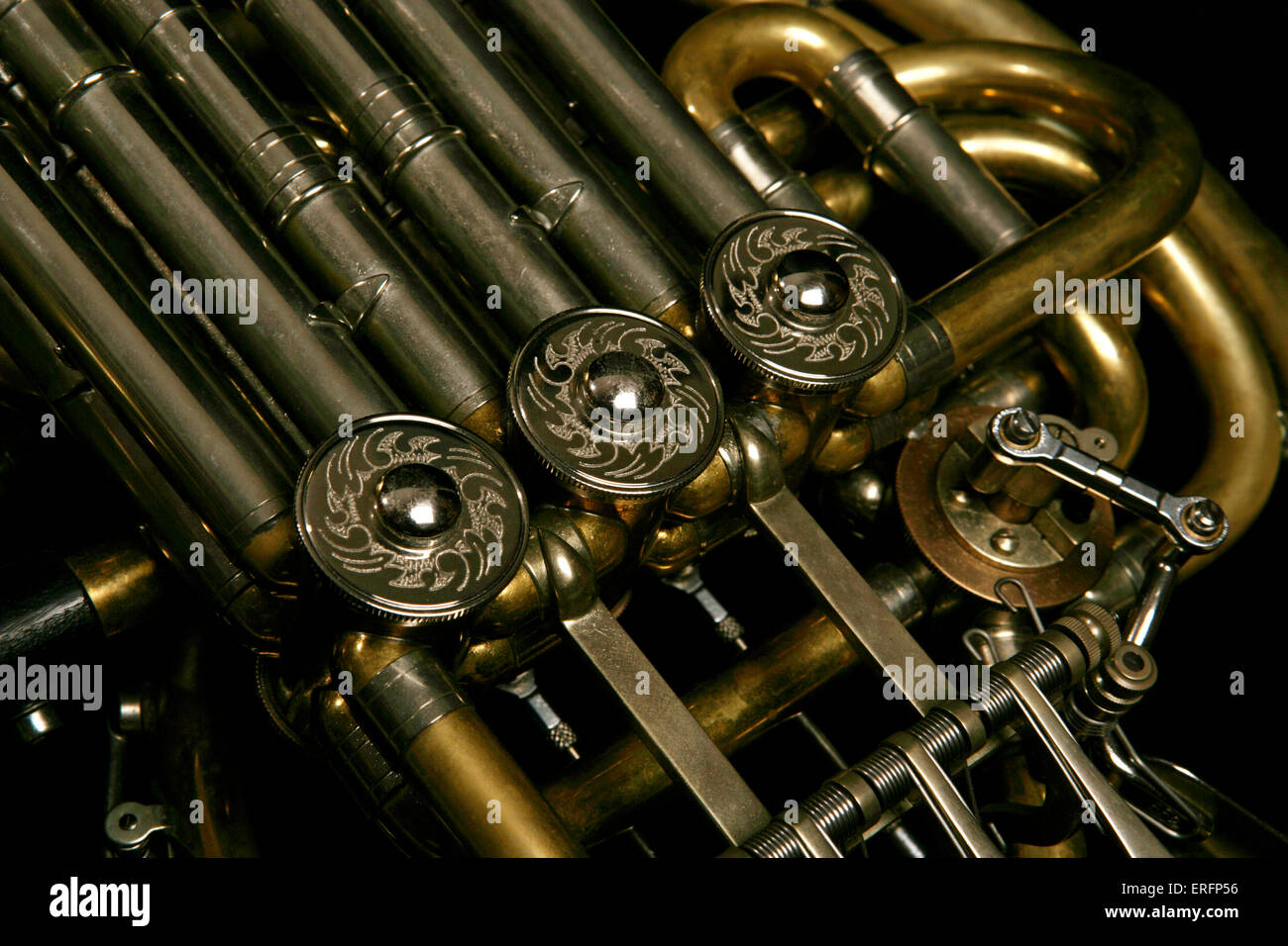 French Horn made by Alexander, (unlaquered instrument), with Rotary ...