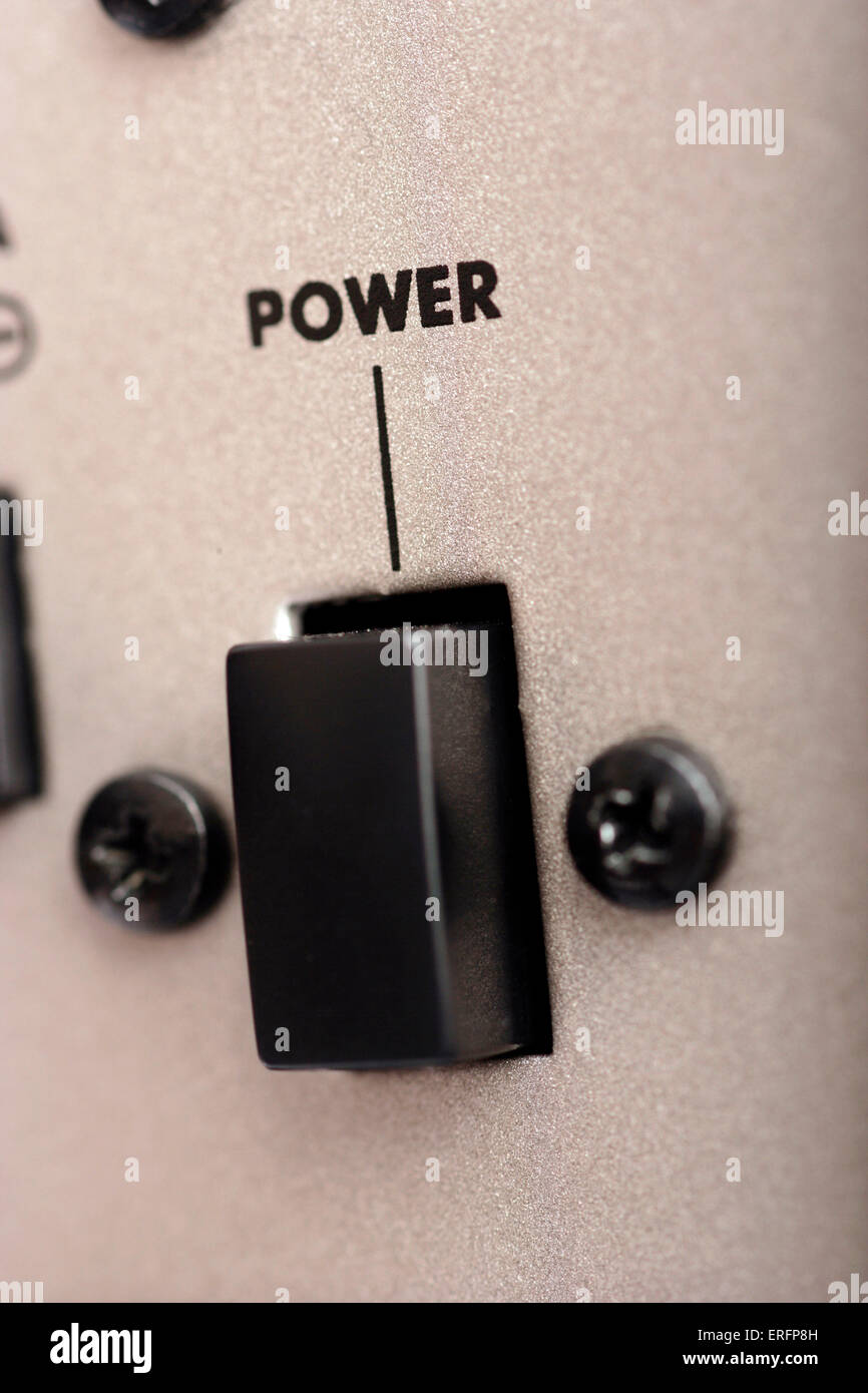 Power switch on a keyboard Stock Photo - Alamy