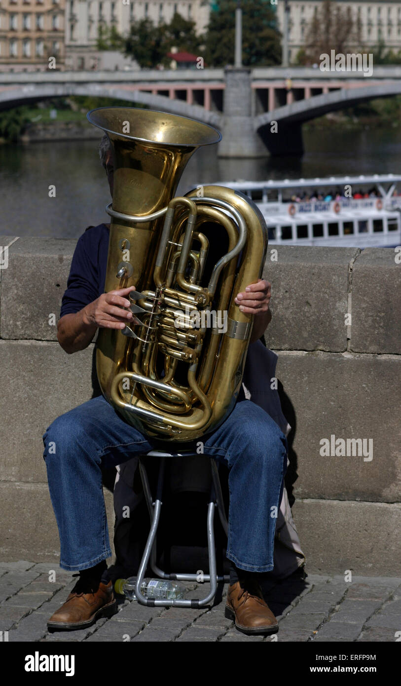 Playing brass instrument hi-res stock photography and images - Alamy