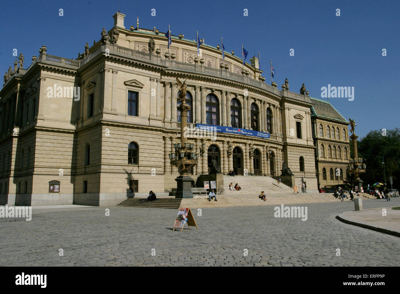 Rudolfinum, Dvorak Hall, Prague - Home to the Czech Philharmonic Stock ...