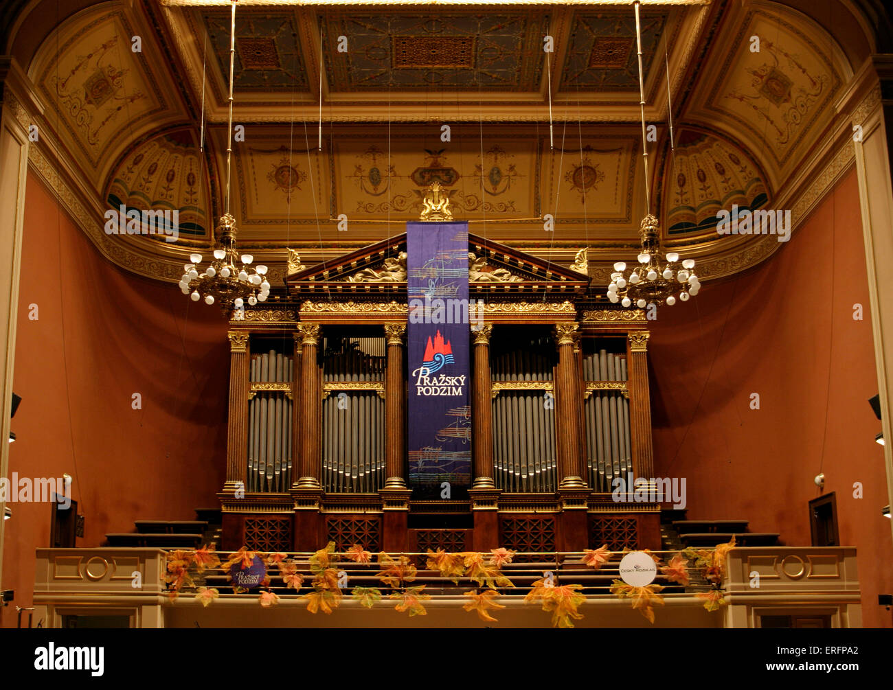 Organ of the Rudolfinum, Dvorak Hall, Prague - Venue home to the Czech ...
