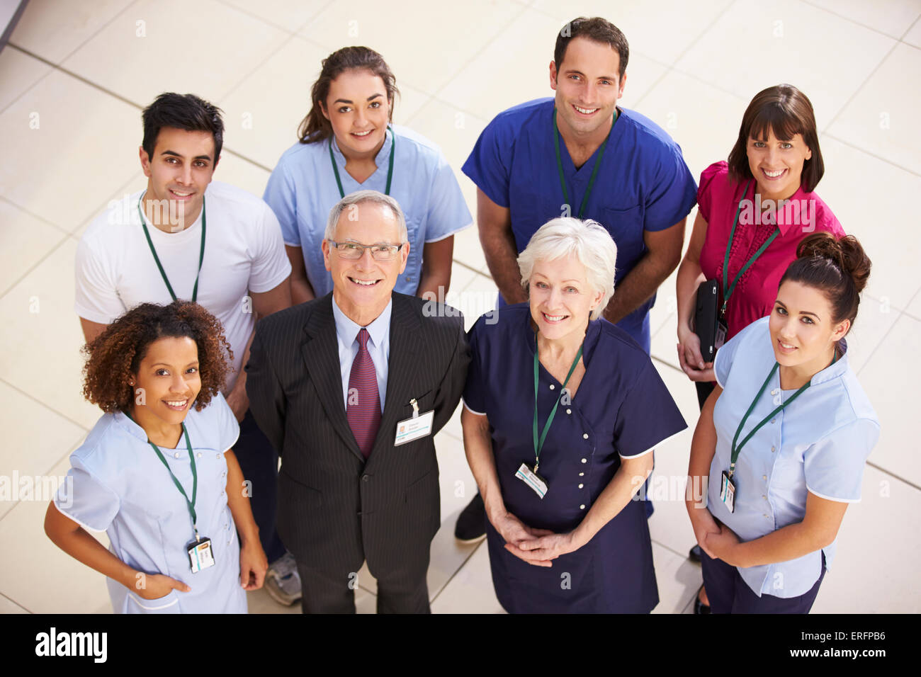 Portrait Of Hospital Medical Team Stock Photo - Alamy