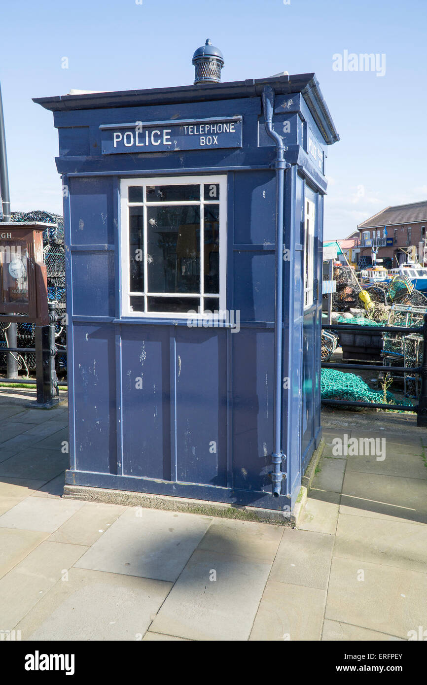 Police phone box hi-res stock photography and images - Alamy