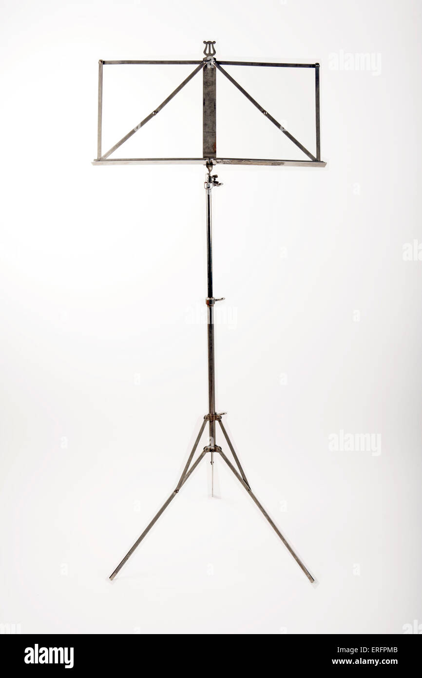 Metal music stand - in 2008 Stock Photo - Alamy