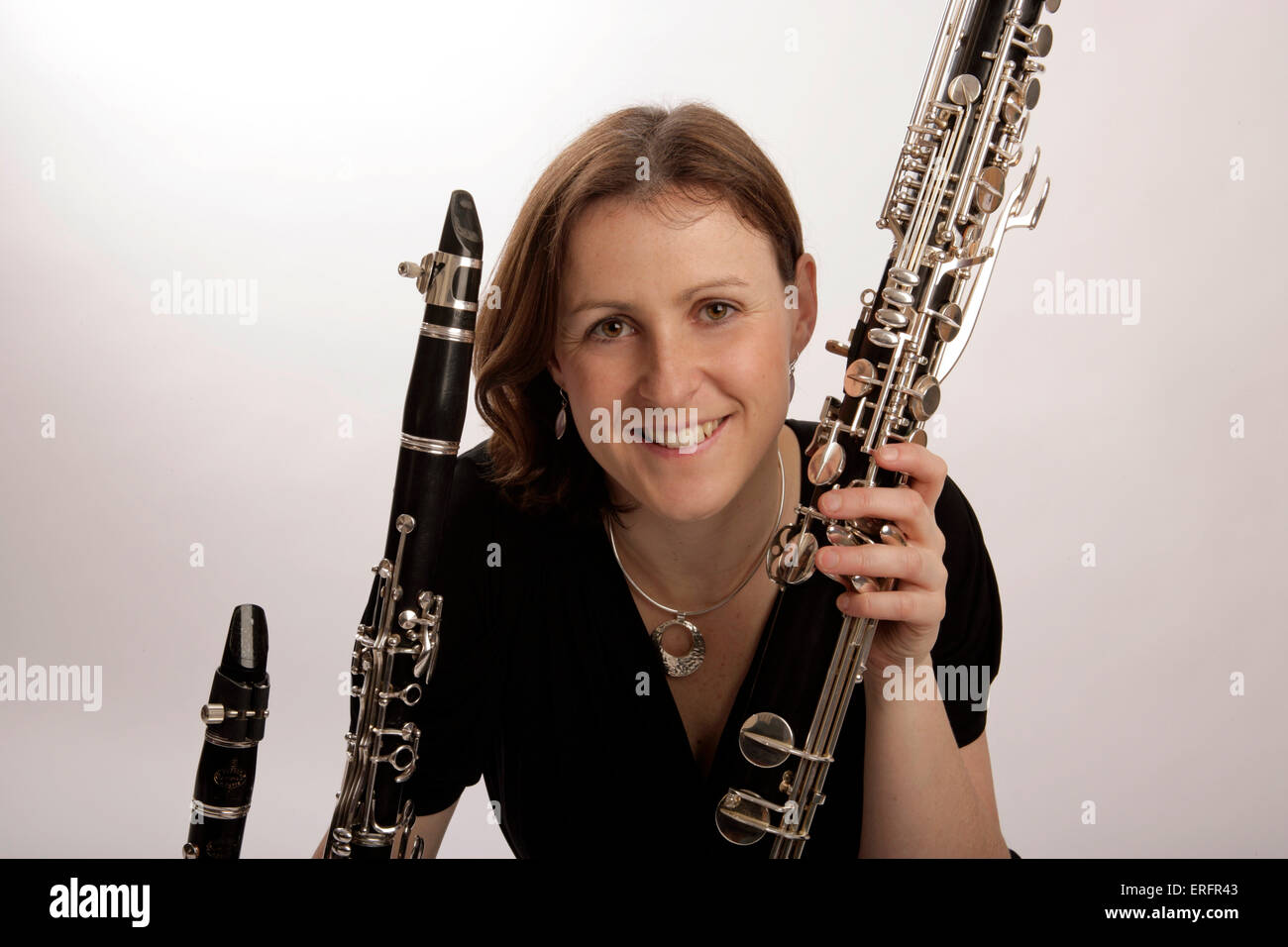 Alison Lambert - British clarinet and bass clarinet soloist Stock Photo ... Alison Lambert - British clarinet and bass clarinet soloist Stock Photo ...