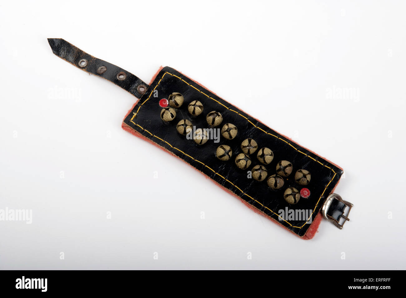 Indian ankle bells - worn by dancers in traditional Indian dance on the ...