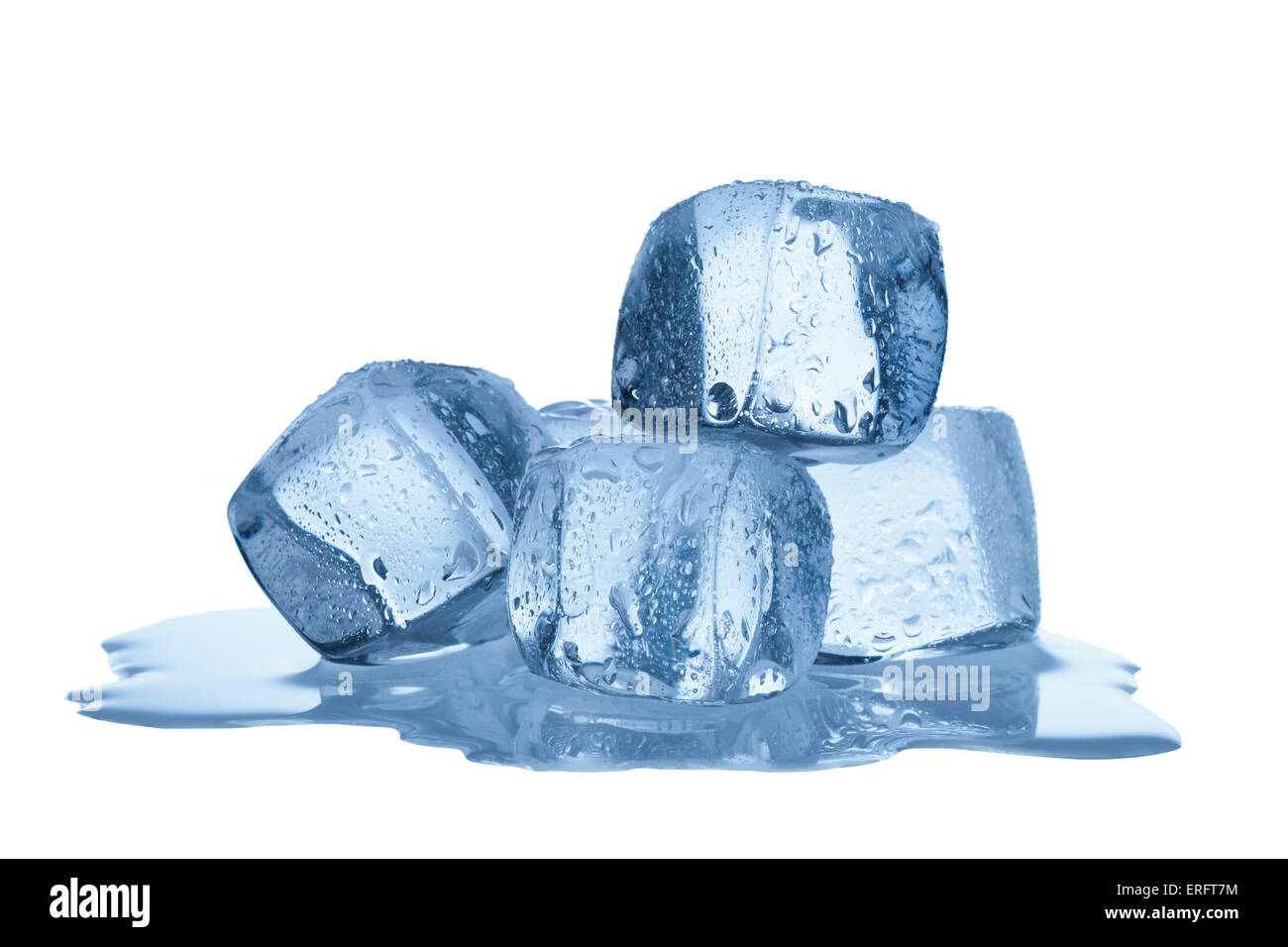 Melting Ice Cubes Wallpaper