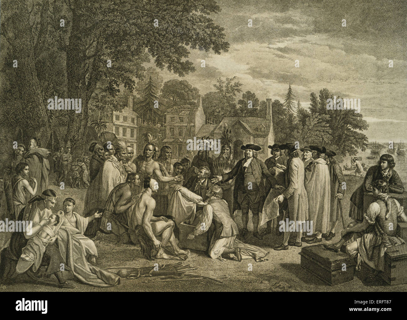 'William Penn's Treaty with the Indians, When he Founded the Province ...