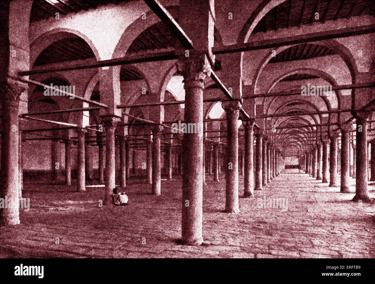 The Mosque of Amr Ibn El-As (or Amr ibn al-As) in Old Cairo. Egypt ...
