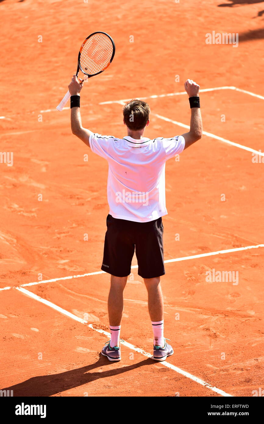 Nicolas MAHUT - 27.05.2015 - Jour 4 - Roland Garros 2015.Photo : Dave ...