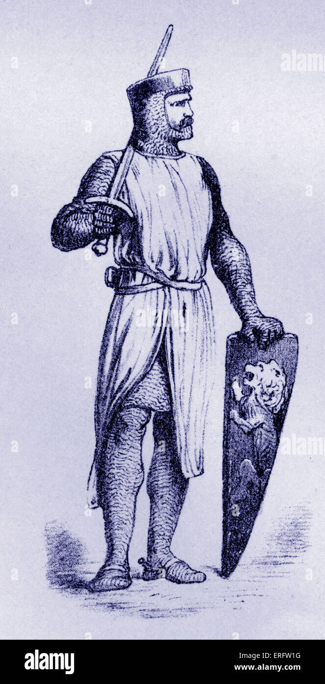 Medieval Templar knight Stock Photo - Alamy