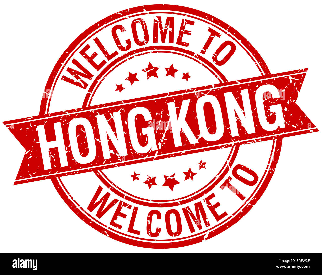 Welcome hong kong stamp hi-res stock photography and images - Alamy
