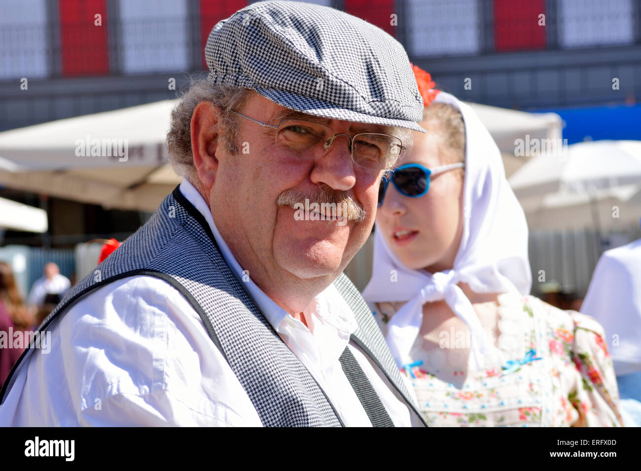 Portrait man in traditional Spanish dress, Madrid Stock Photo - Alamy