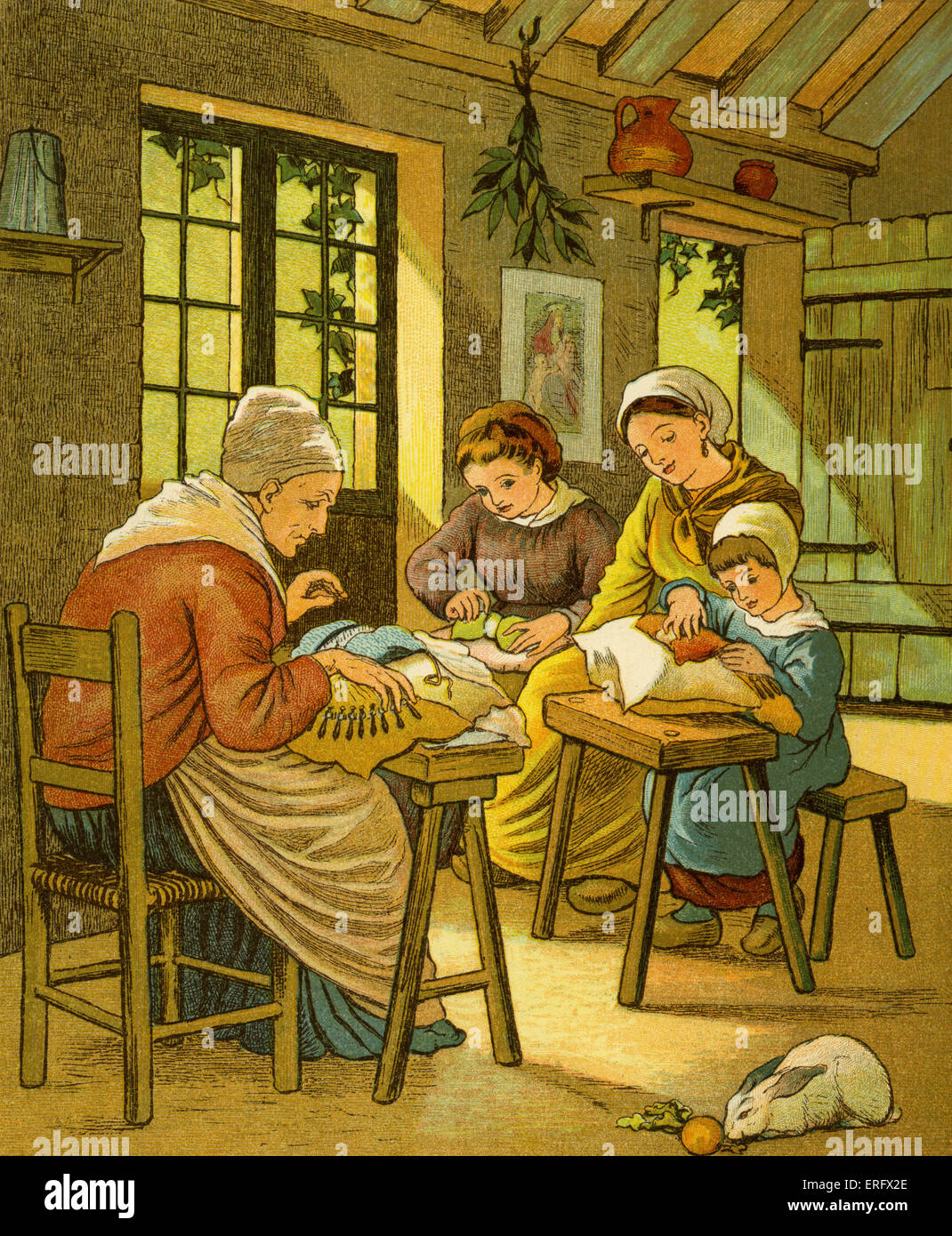 Lace makers hi-res stock photography and images - Alamy
