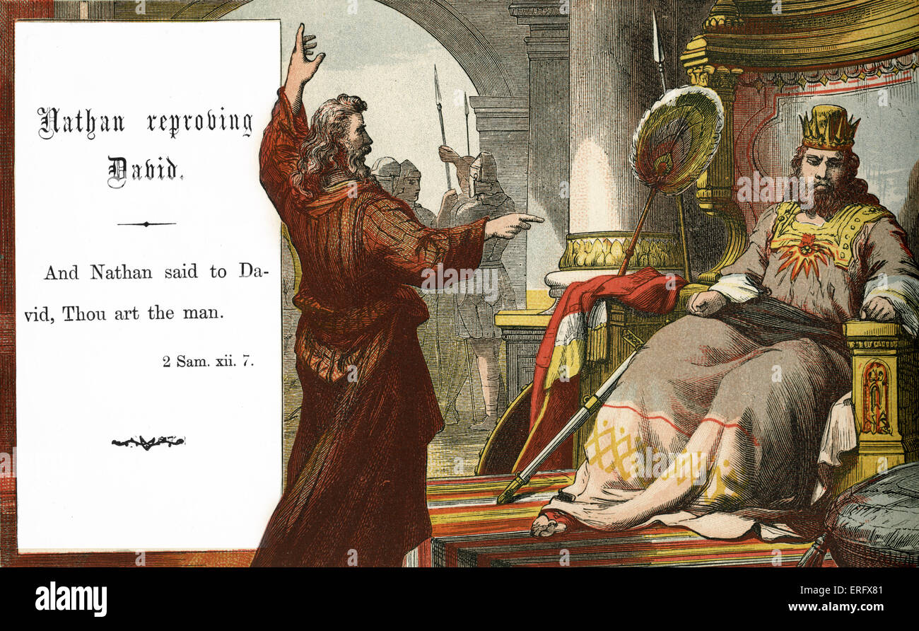 Nathan Reproving David Repoves Him For Adultery With Bathsheba And