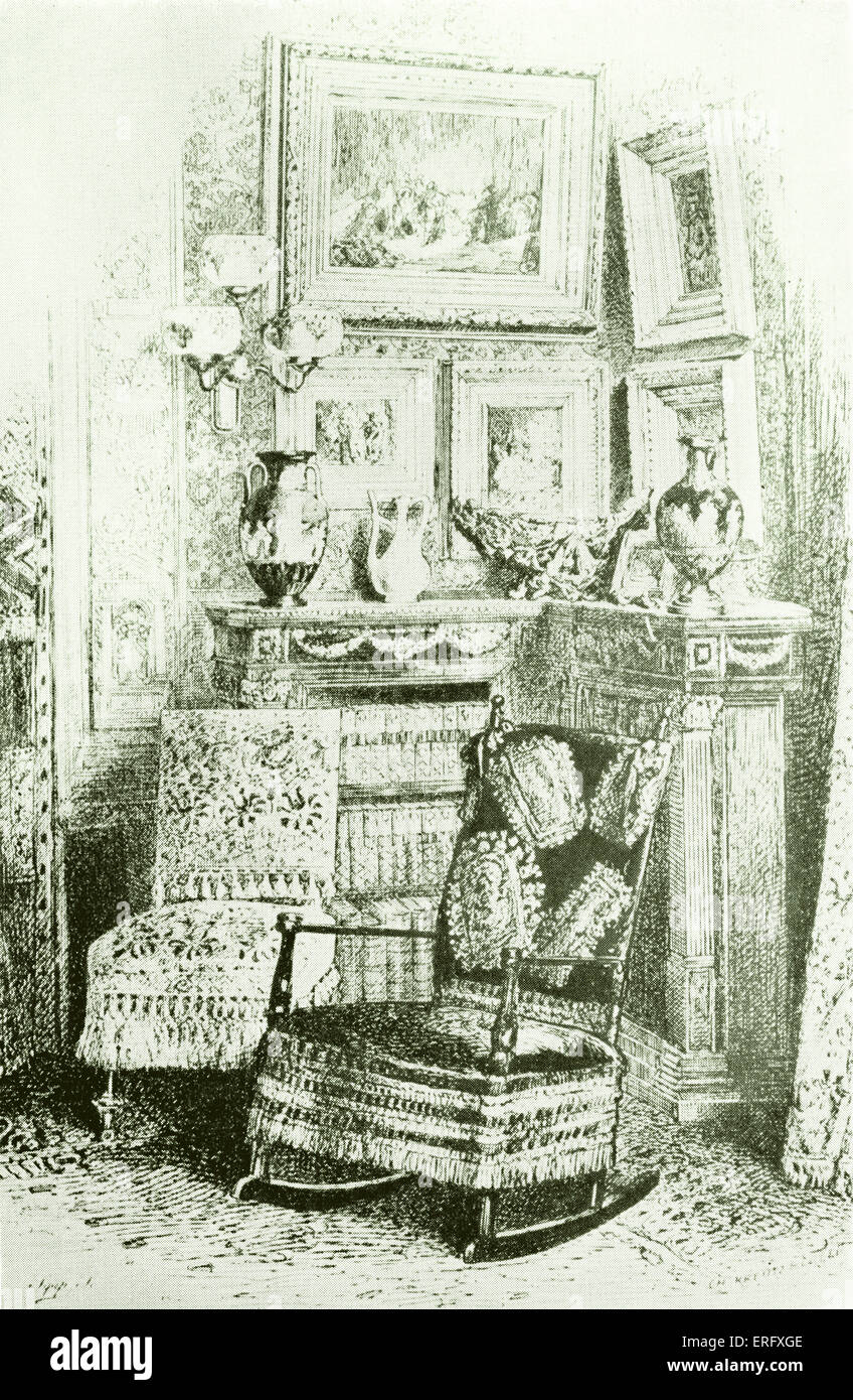 19th century interior paintings hi-res stock photography and images - Alamy