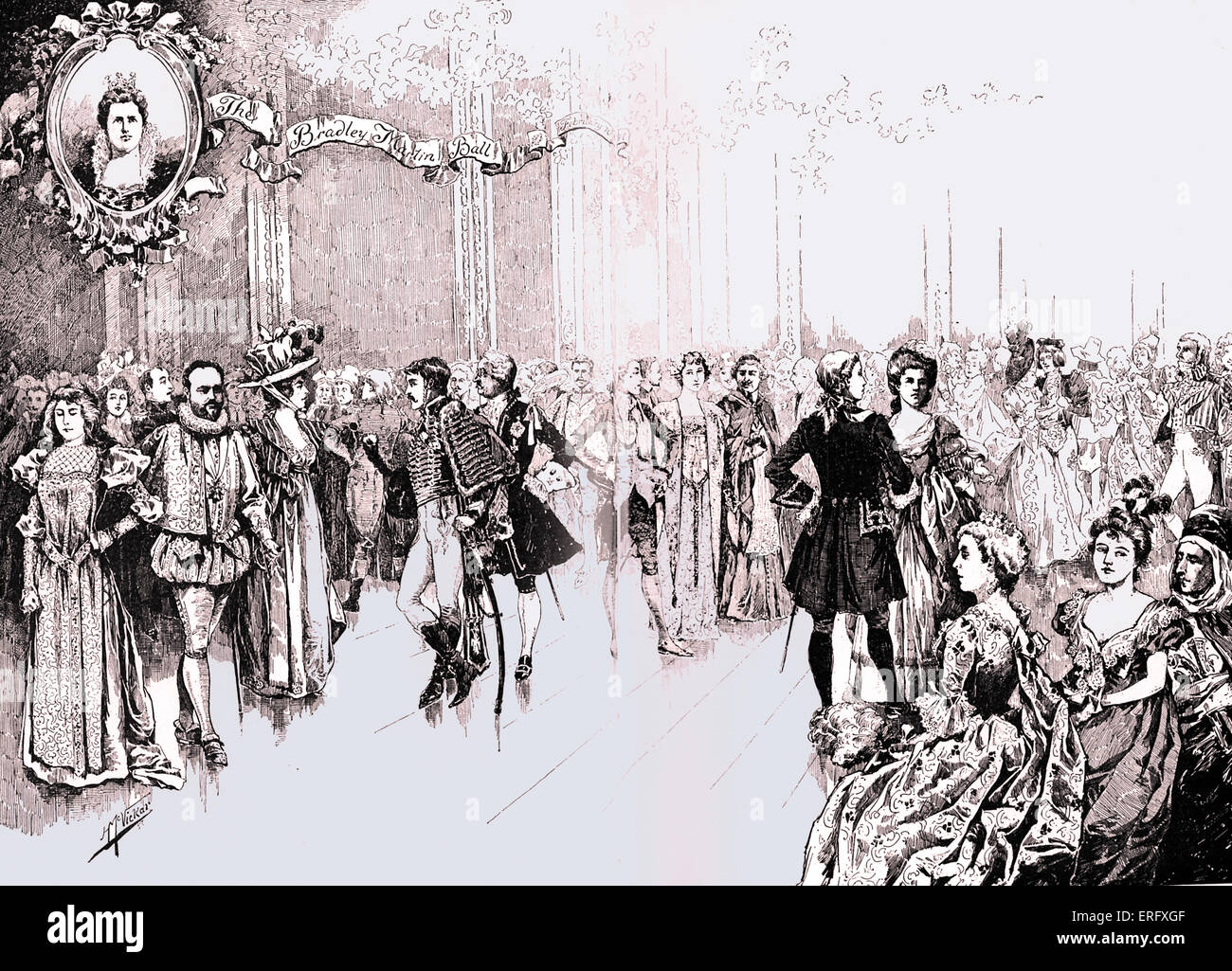 The great Bradley-Martin ball, New York. This event was one of the ...